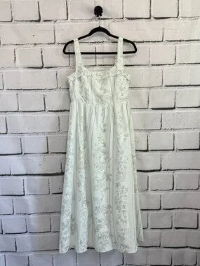 Caroline Constas | Dresses | Nwt Caroline Constas Linen Blend Floral ...
